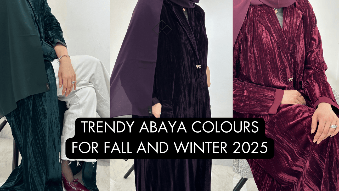 Trendy Abaya Colors for Fall and Winter 2025
