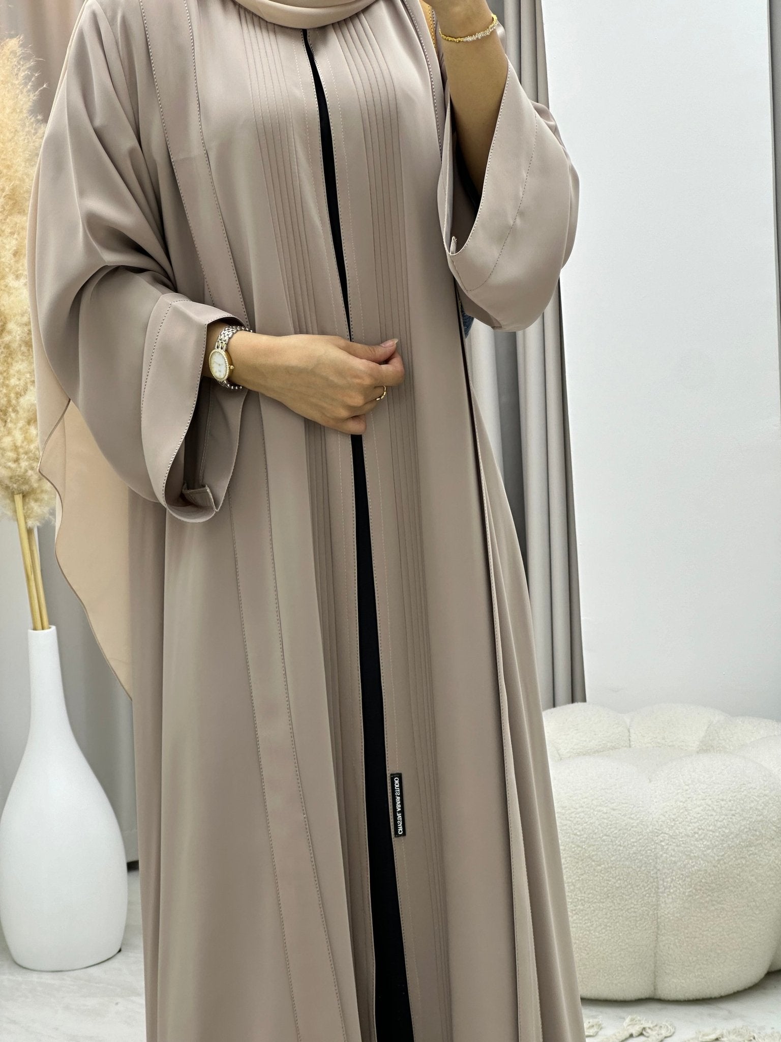 Nude Abaya Dubai | Luxury Designer Signature | CAS Abaya