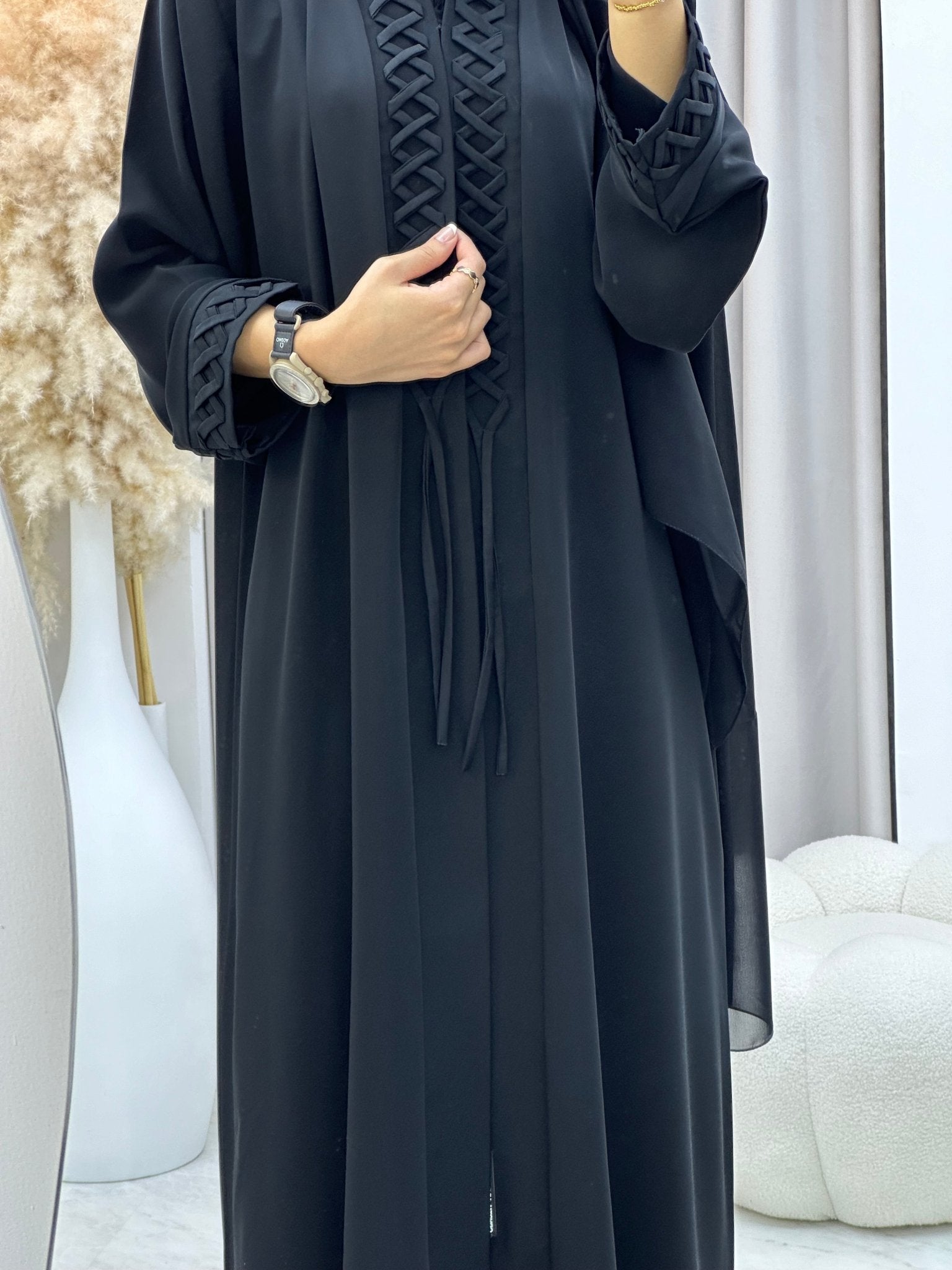 Black Abaya Dubai | Luxury Designer UAE | CAS Abaya