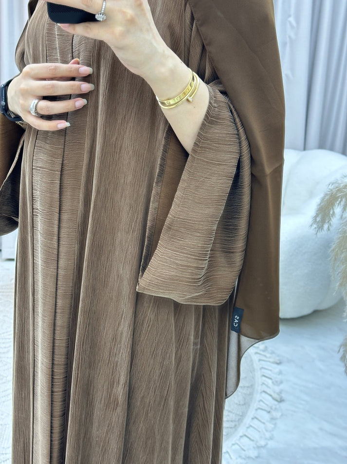 C Turkish Ramadan Toffee Abaya – Crystal Abaya Studio