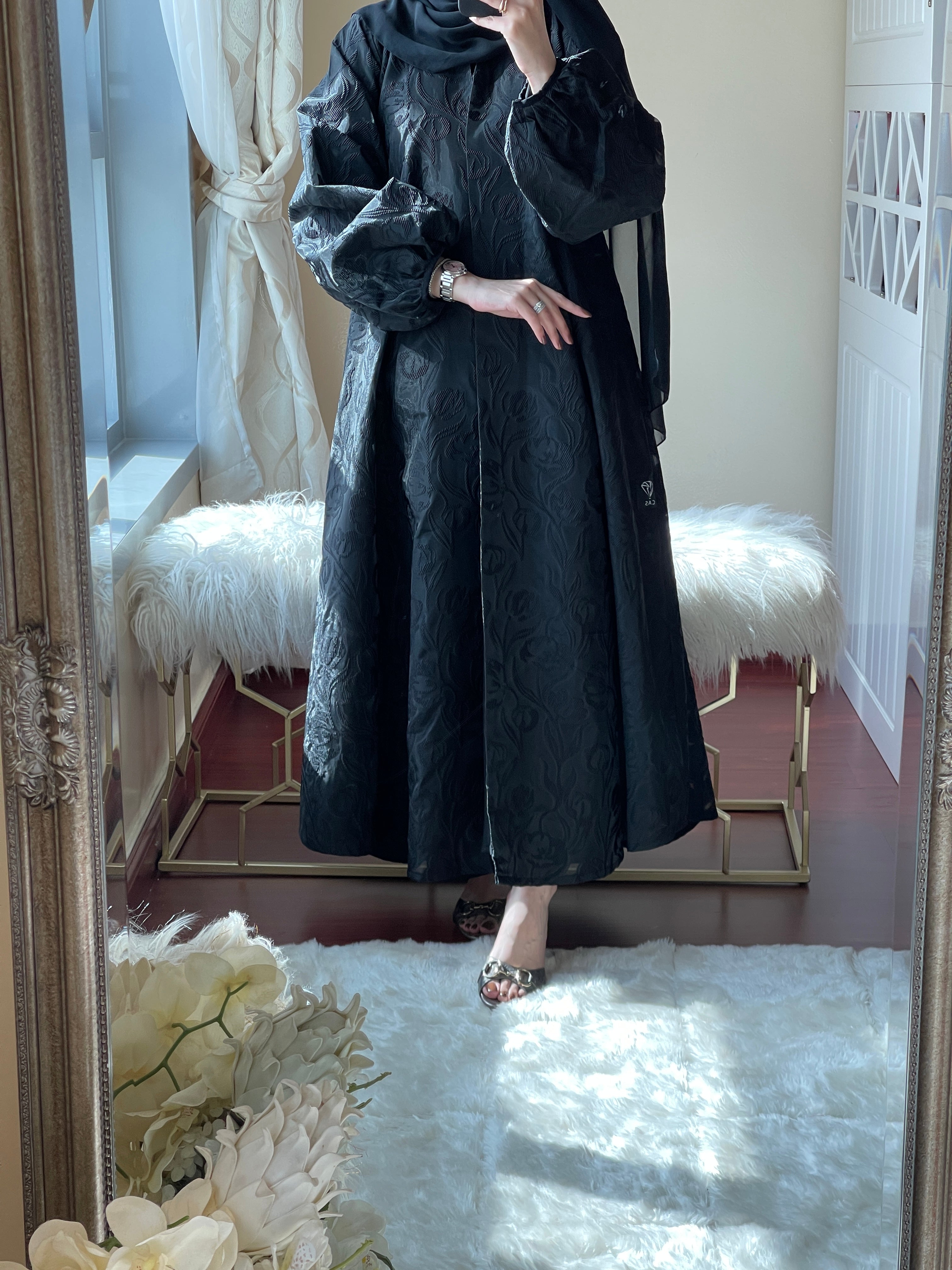 C-Black-Work-Abaya-Set-12 – Crystal Abaya Studio